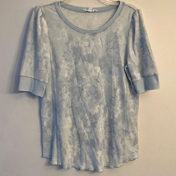 Jane and Delancey | Tops | Jane Delancey Floral Foliage Thermal Knit ...